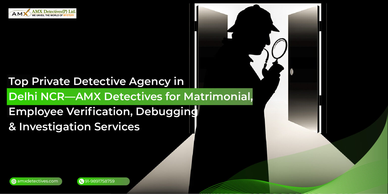 Top Private Detective Agency in Delhi NCR—AMX Detectives for Matrimonial, Employee Verification ...